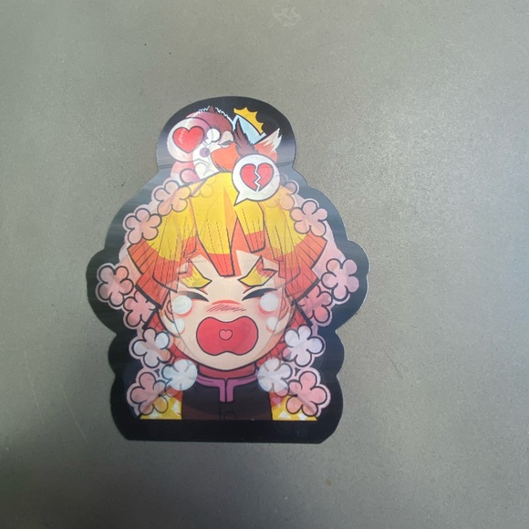 Other | Demon Slayer Zenitsu Agatsuma 3d Lenticular Motion Car Sticker ...